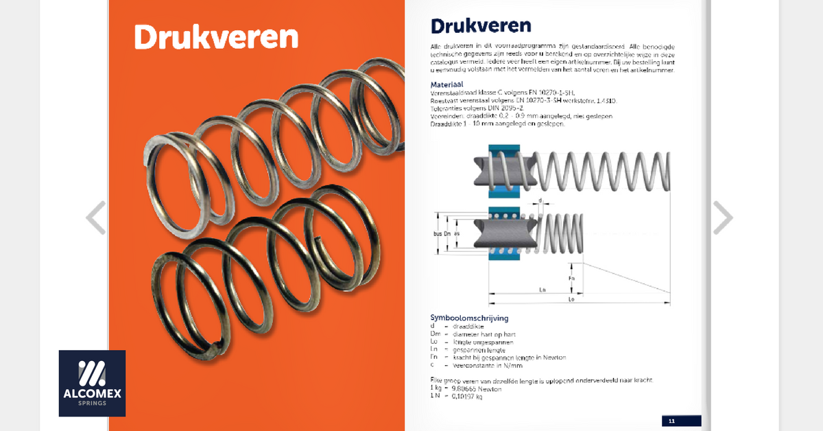 Alcomex | Zapraszamy do obejrzenia Katalogu Sprężyn firmy Alcomex